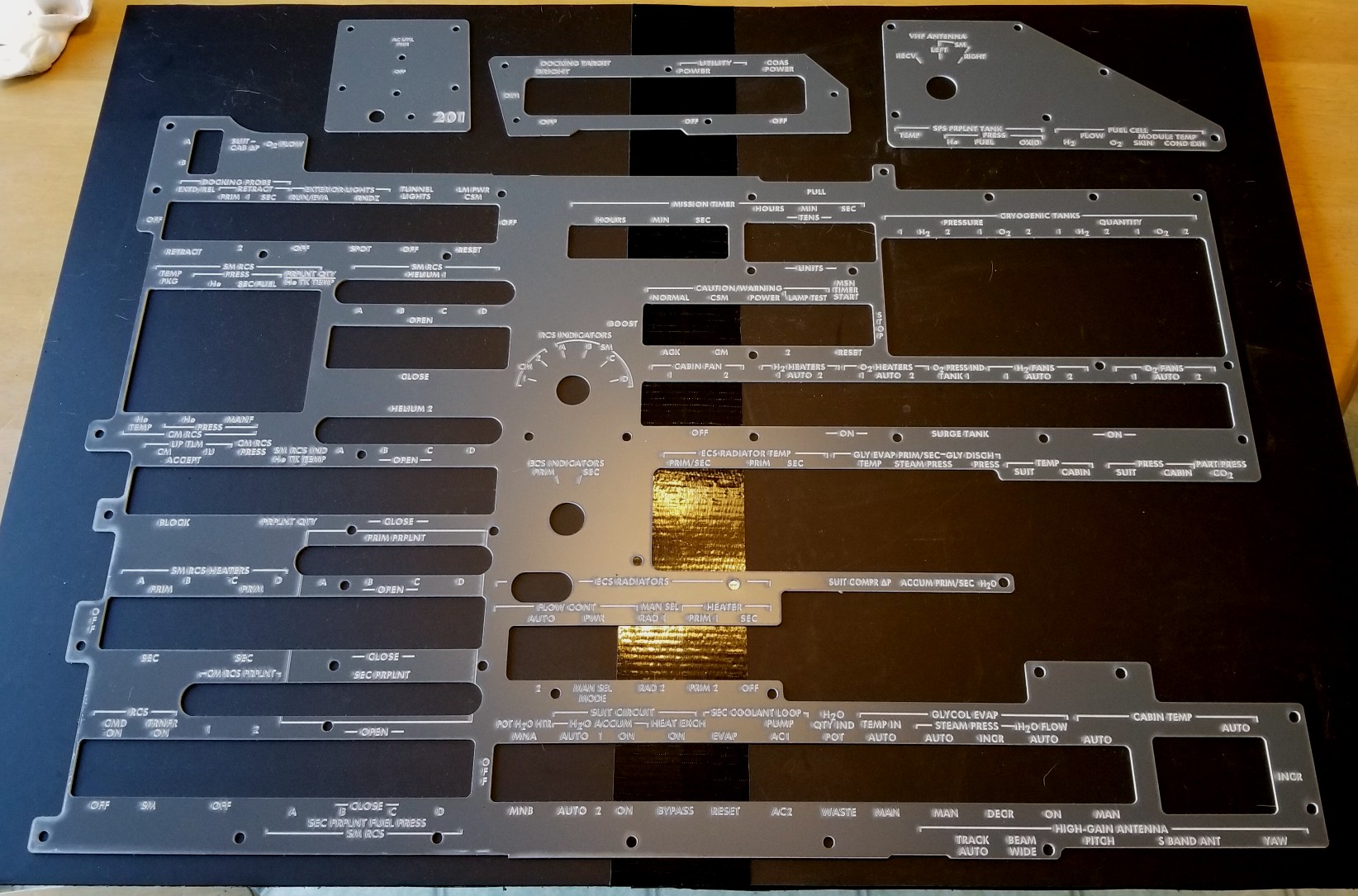 Acrylic Panel Overlays - Part 2 | The Apollo Education Experience Project